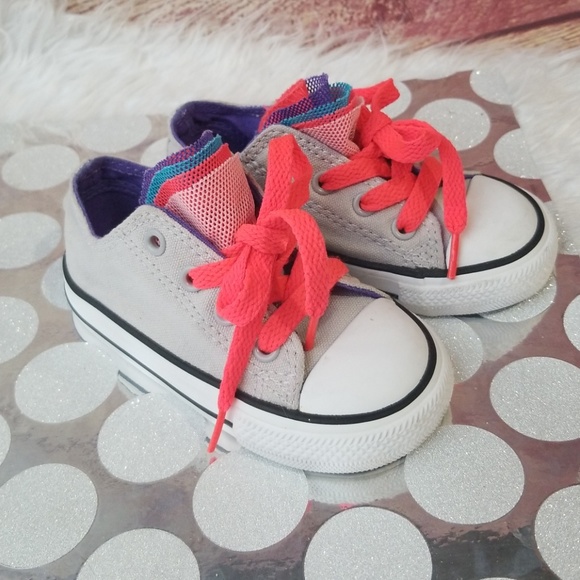 Converse | Shoes | Kids Converse With Ruffle Tongue | Poshmark